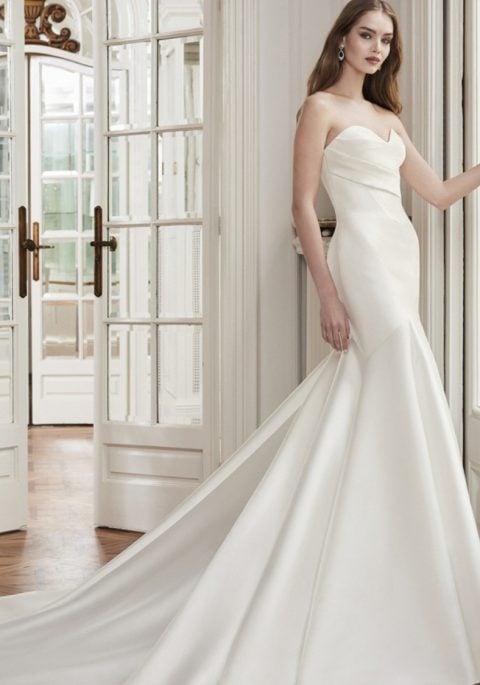 Luxury Mikado Mermaid Wedding Dress Callista